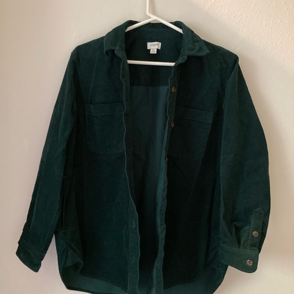 J. Crew Factory | Jackets & Coats | J Crew Factory Corduroy Jacket Jade ...